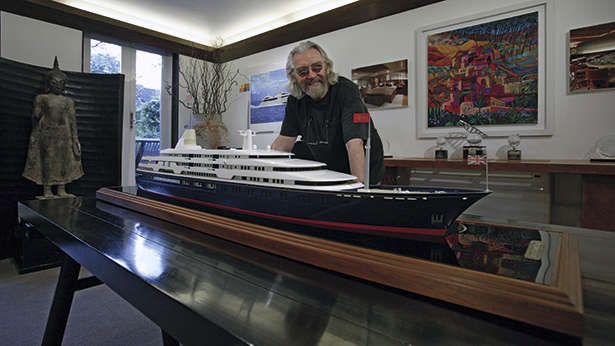 Yacht designer Terence Disdale